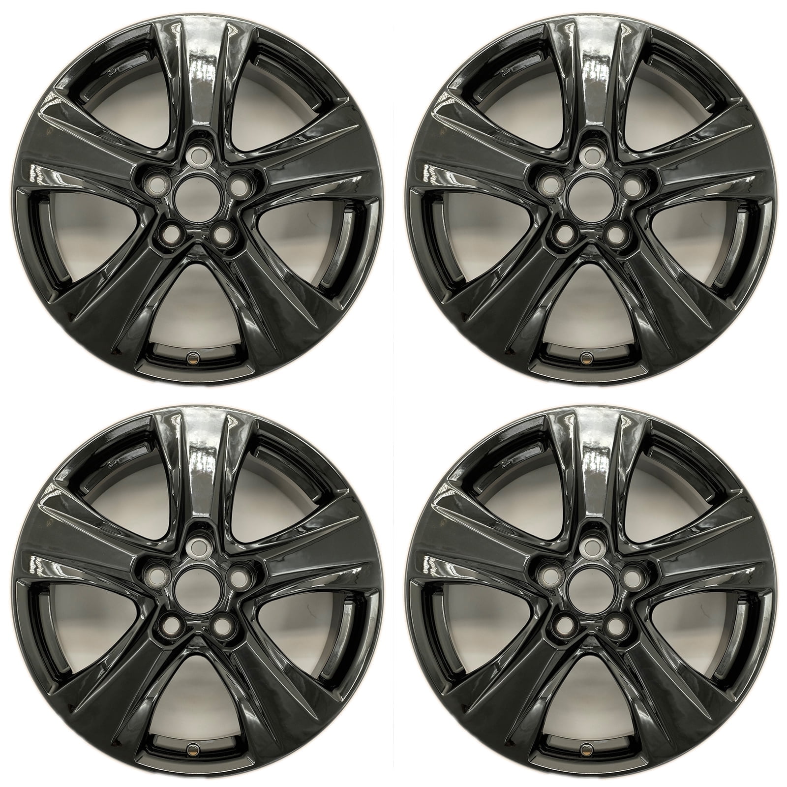 For Toyota RAV4 OEM Design Wheel 17" 17x7 2019-2024 GLOSS BLACK Set of ...