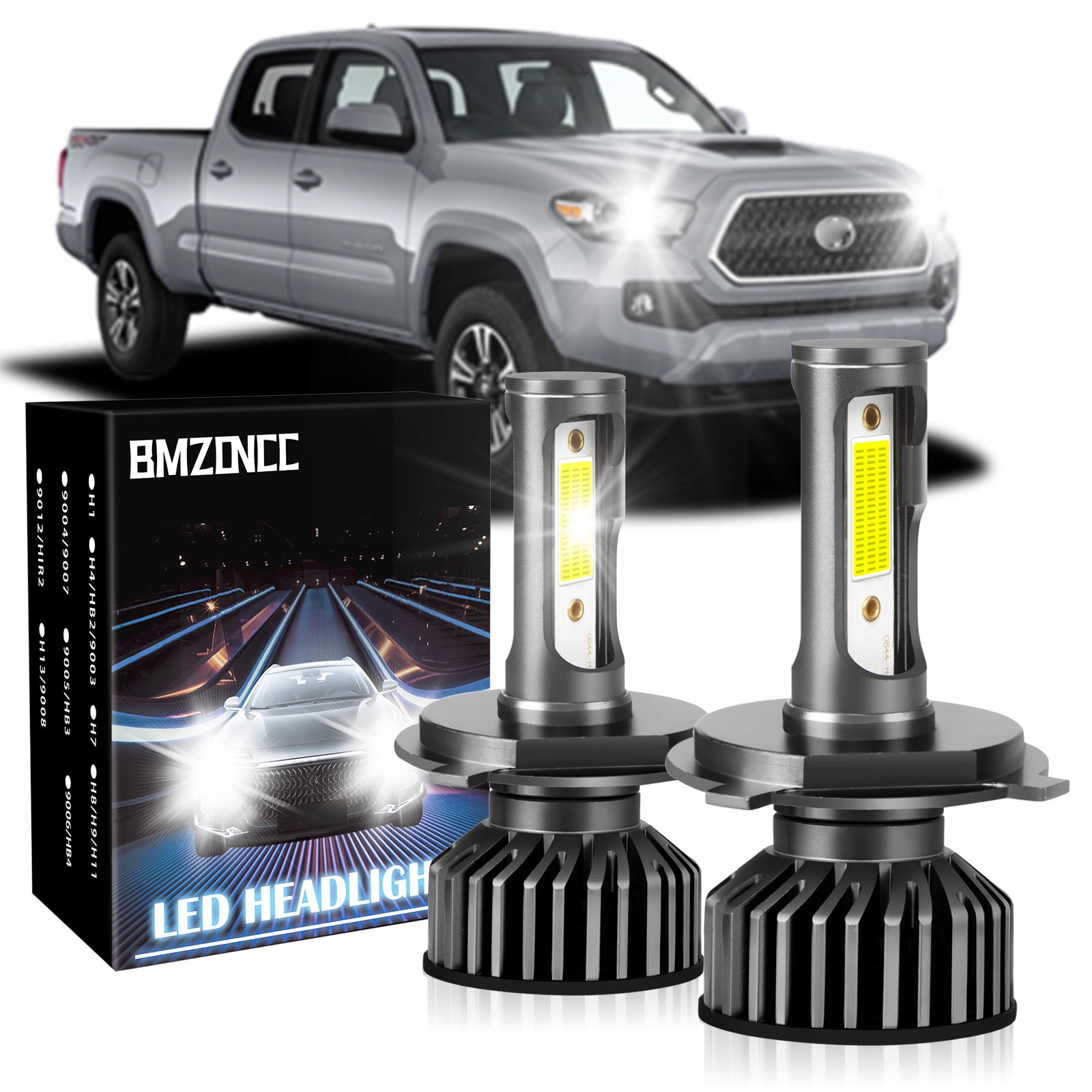 For Toyota Tacoma 1997-2015 H4/9003/HB2 LED Headlight Bulbs,Super ...