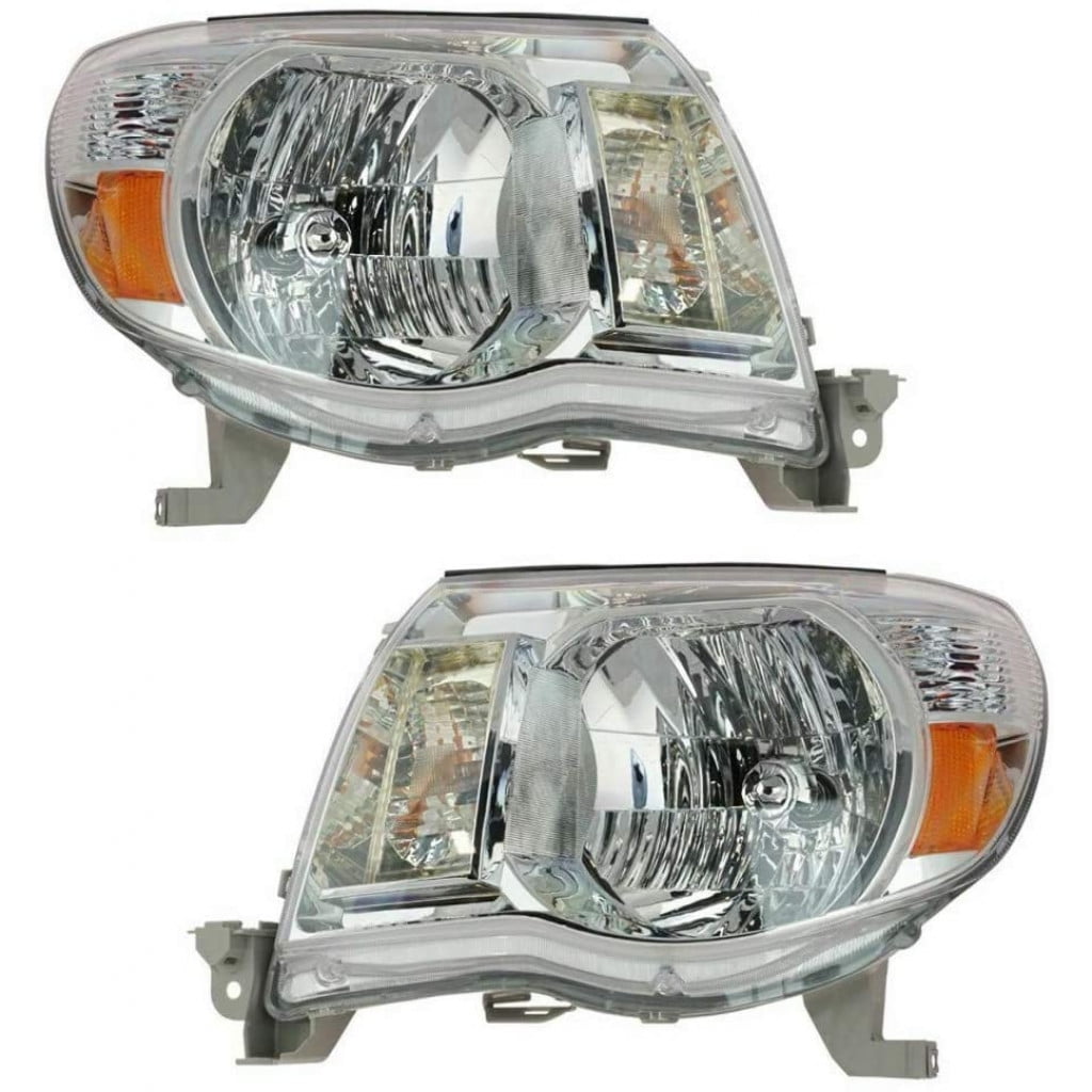 For Toyota Tacoma 2005 - 2011 Headlight Assembly Pair Driver and ...