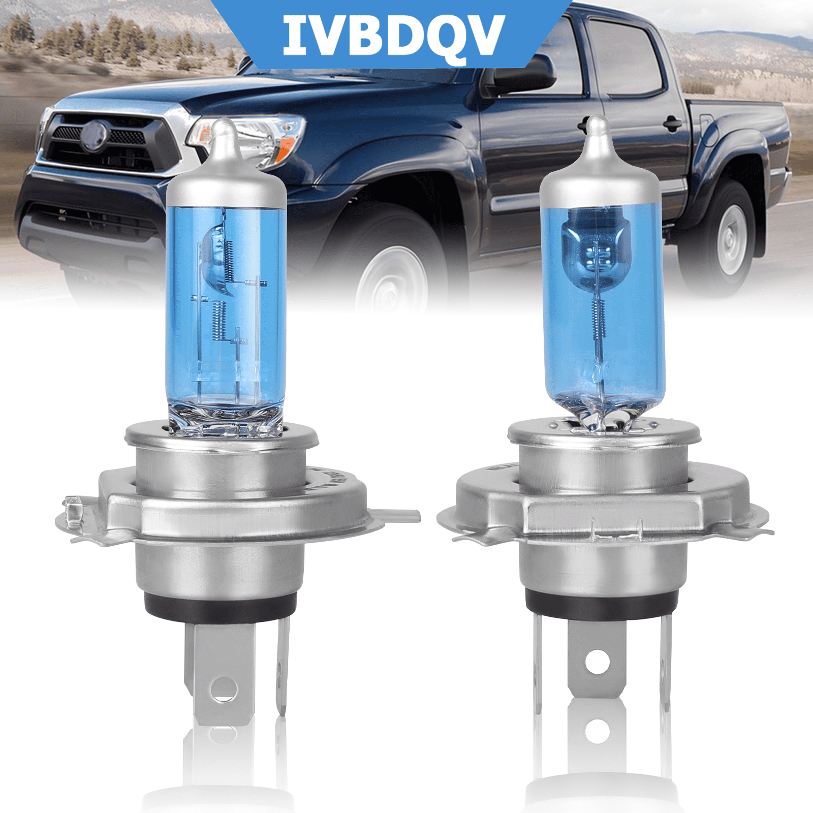 For Toyota Tacoma 2012-2015 Halogen Headlight Bulbs, 9003/H4 High/Low ...