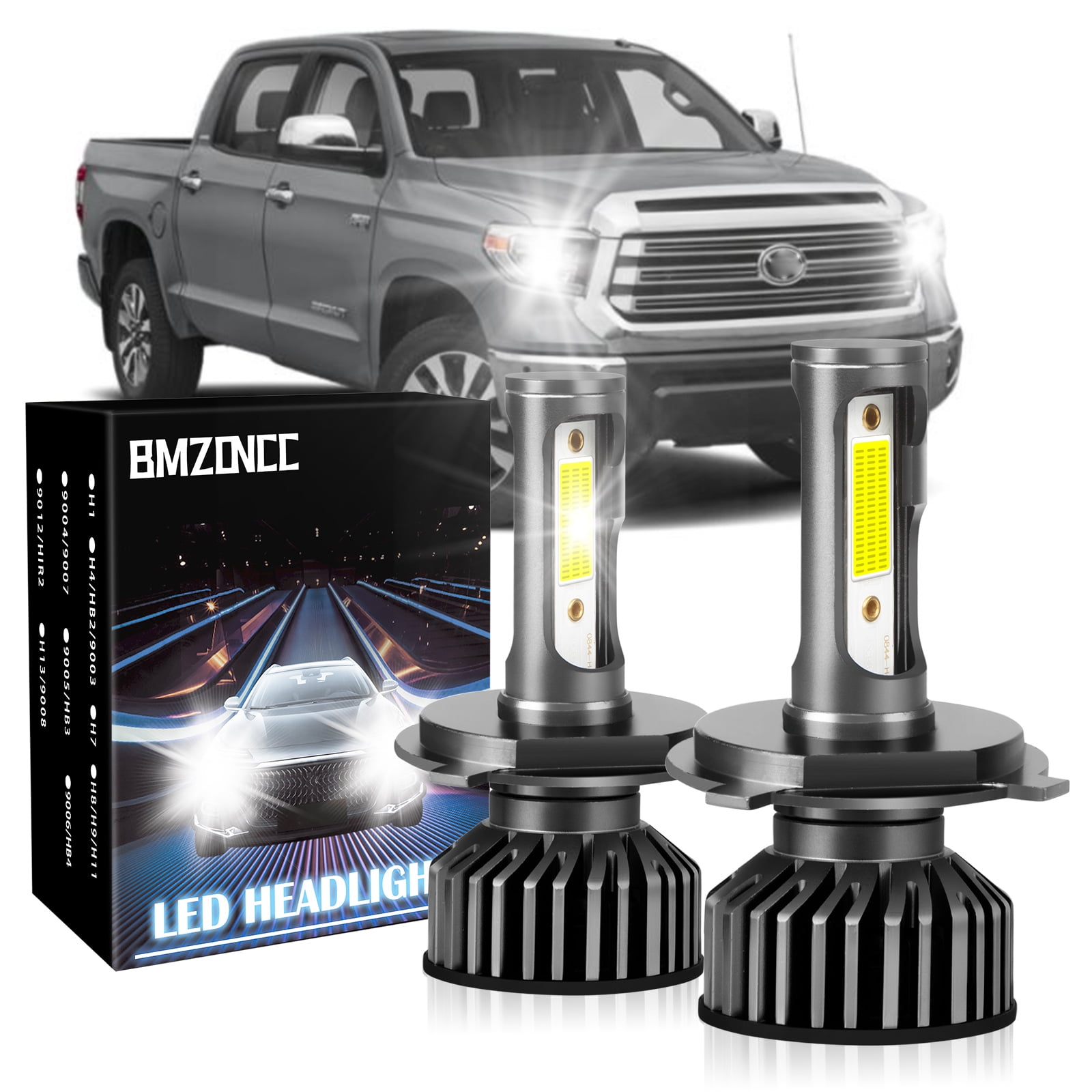 For Toyota Tundra 2014-2019 H4/9003/HB2 LED Headlight Bulbs,Super ...