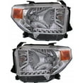 For Toyota Tundra Headlight Assembly 2014 15 16 2017 Pair Driver and ...