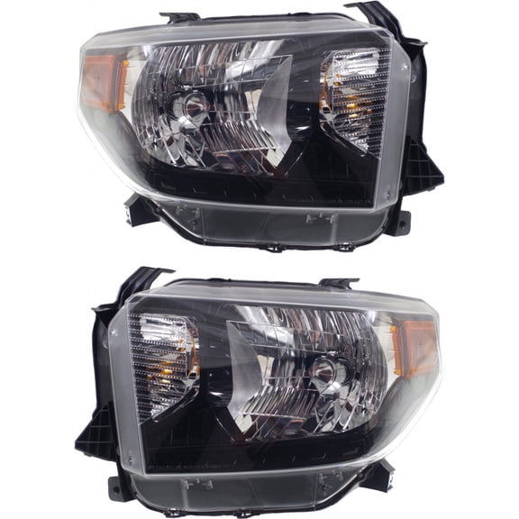 For Toyota Tundra Headlight Assembly 2014 15 16 2017 Pair Driver and ...