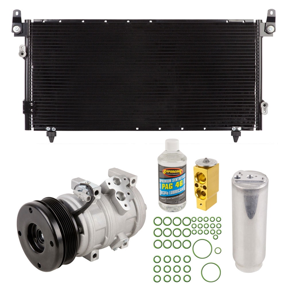 For Toyota Tundra V8 2000 2001 2002 A/C Kit w/ AC Compressor Condenser ...