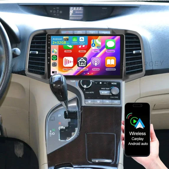 For Toyota Venza 2008-2016 9" Android 15 Car Stereo GPS Navigation | 2 ...