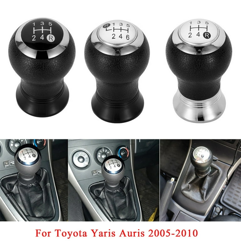 For Toyota Yaris Auris 2005 2006 2007 2008 2009 2010 5 6 Speed Gear Shift Knob Lever Shifter Hand Stick Car Styling Accessories Walmart