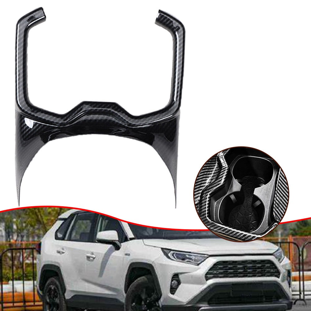 For Toyota for RAV4 2020 Carbon Fiber Texture Interior Central water ...