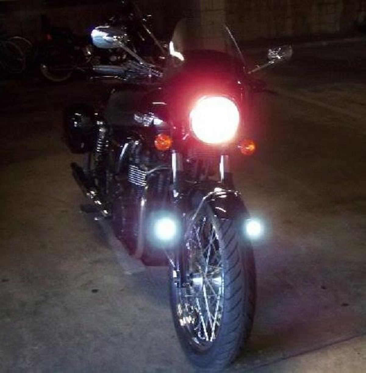 For Triumph Bonneville 6000K LED Auxiliary Lamps High Output Lights Kit ...