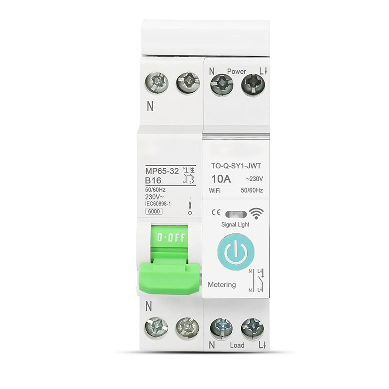 For Tuya Mcb Wifi Smart Circuit Breaker Without Metering Din Rail ...