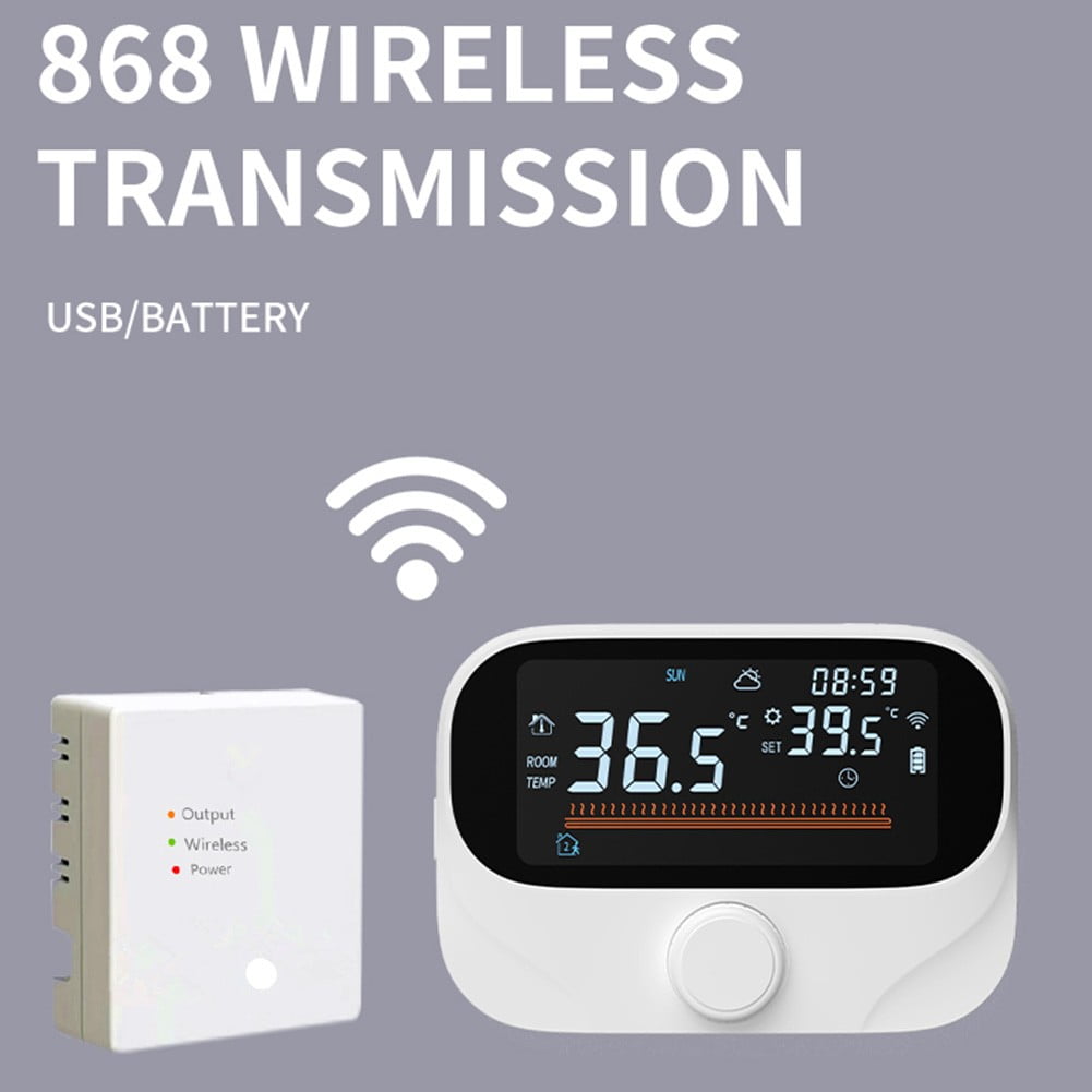 For Tuya Smart WIFI Thermostat Floor Heating Programmable Temperature ...