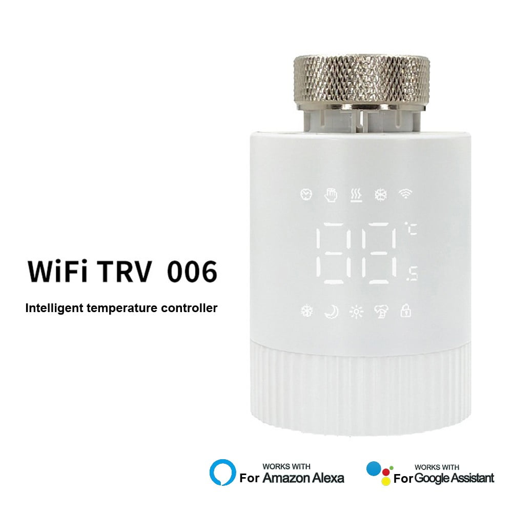 For Tuya Temperature Control Valve WiFi Programmable Thermostatic ...