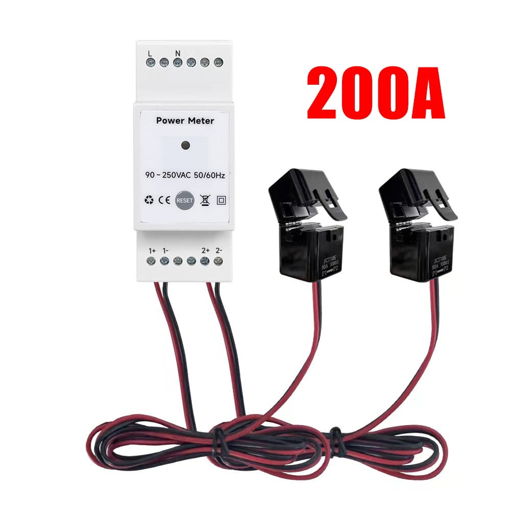 For Tuya WiFi Energy Meter for Solar Pv System Power Single Phase ...