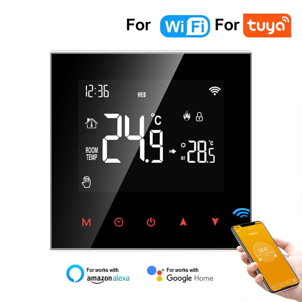 For Tuya WiFi Smart Thermostat Underfloor Heating Control Systerm Voice ...