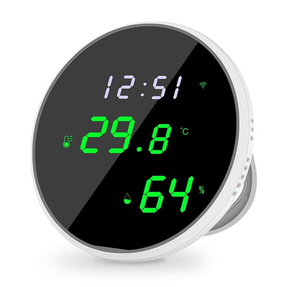 For Tuya WiFi Temperature Sensor Smart Thermometer with Backlit LCD ...
