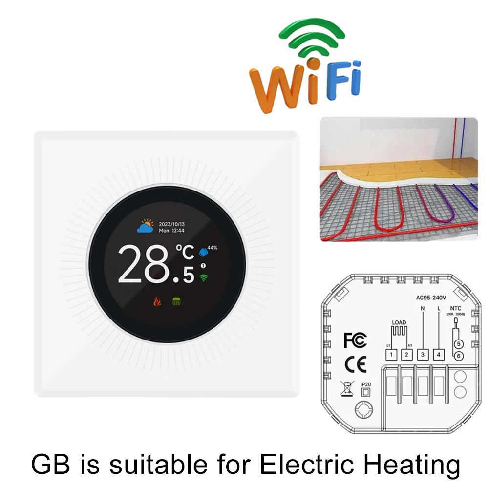 For Tuya Wifi Smart Button Temperature Control Electric Heating Water Boiler - Walmart.com