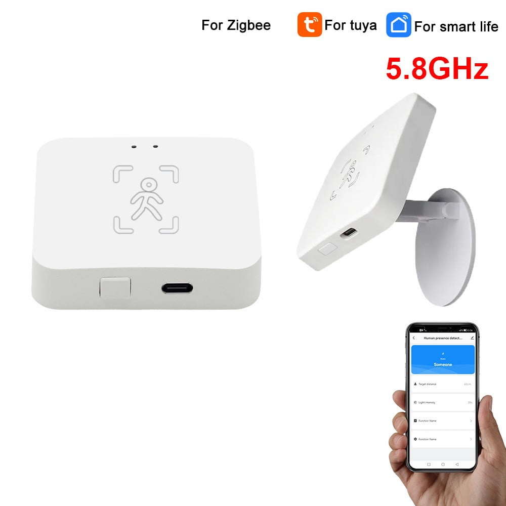 For Tuya for Zigbee Human Presence Detector Motion Sensor Distance ...