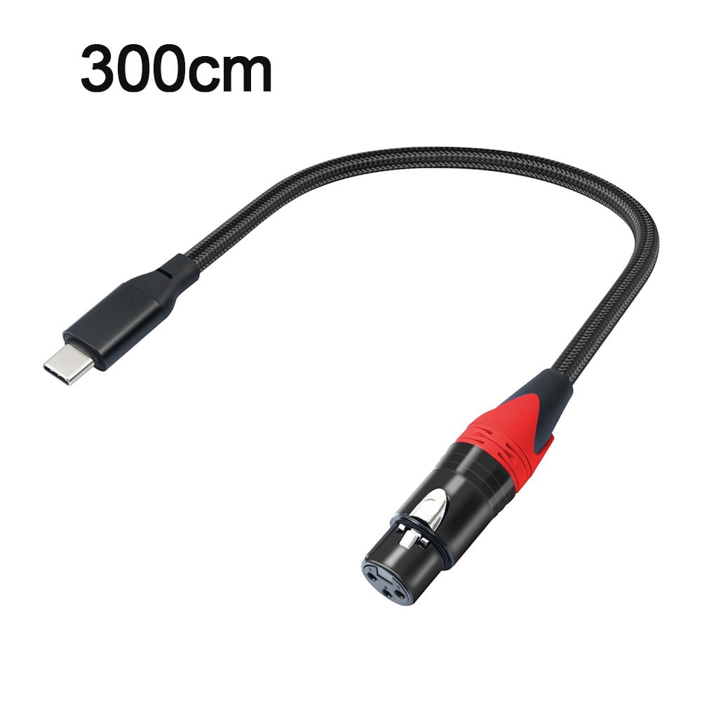 For Type-C To For Female Xlr Connection Cell Phone Microphone Recording ...