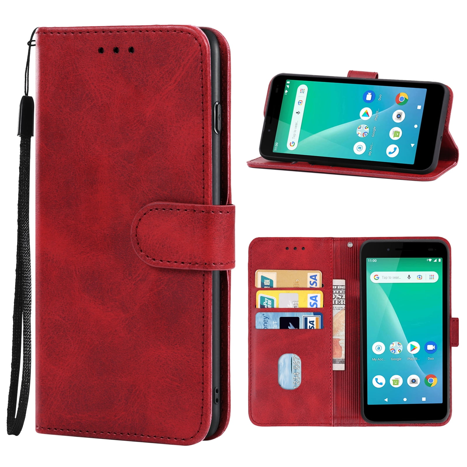 Unimax UMX U696CL Leather Phone Case, PU Leather, TPU, Stand, Card Slot ...