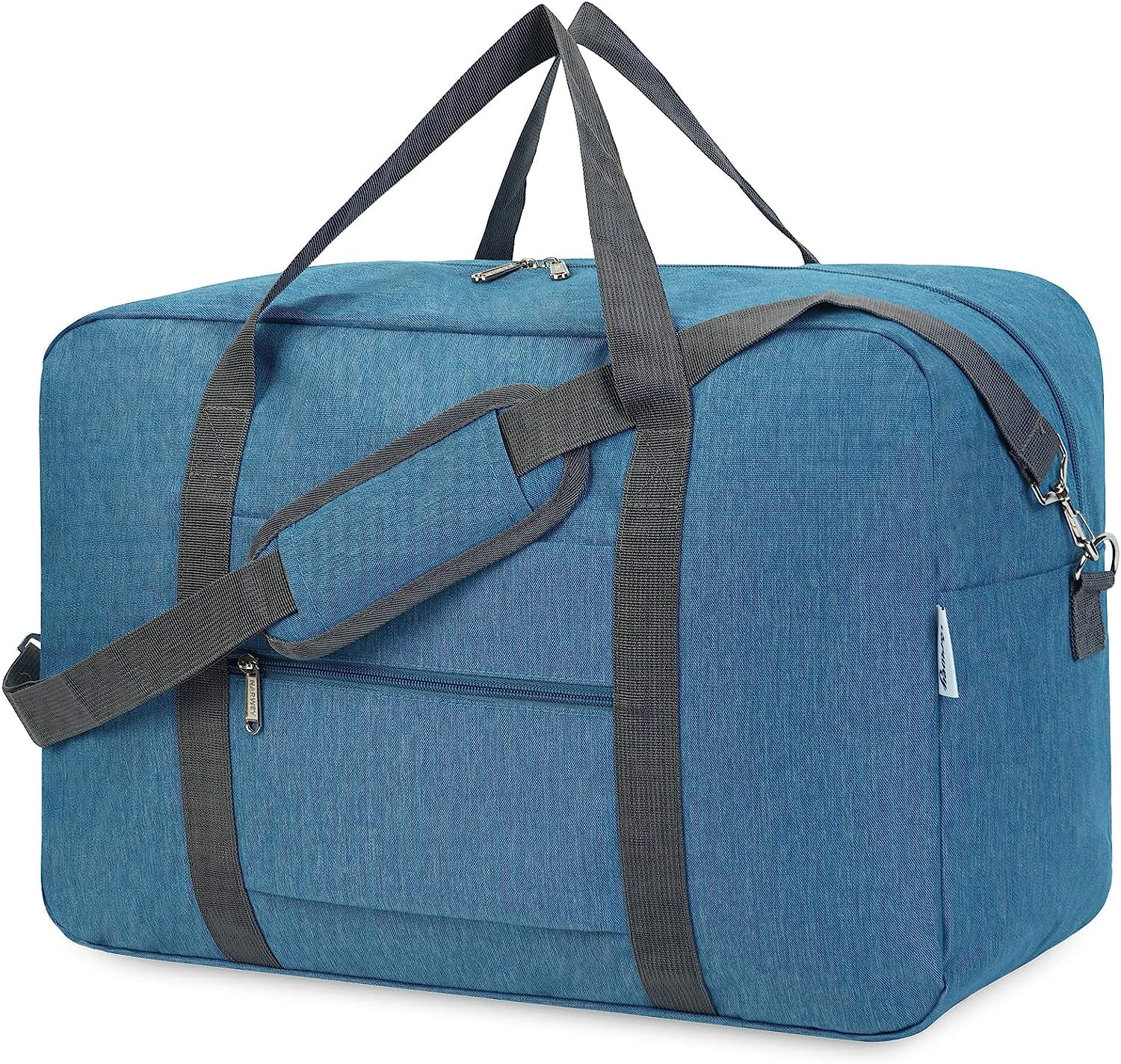 United Airlines 22x14x9 Carry-On Foldable Duffel Bag, 40L, Navy Blue ...