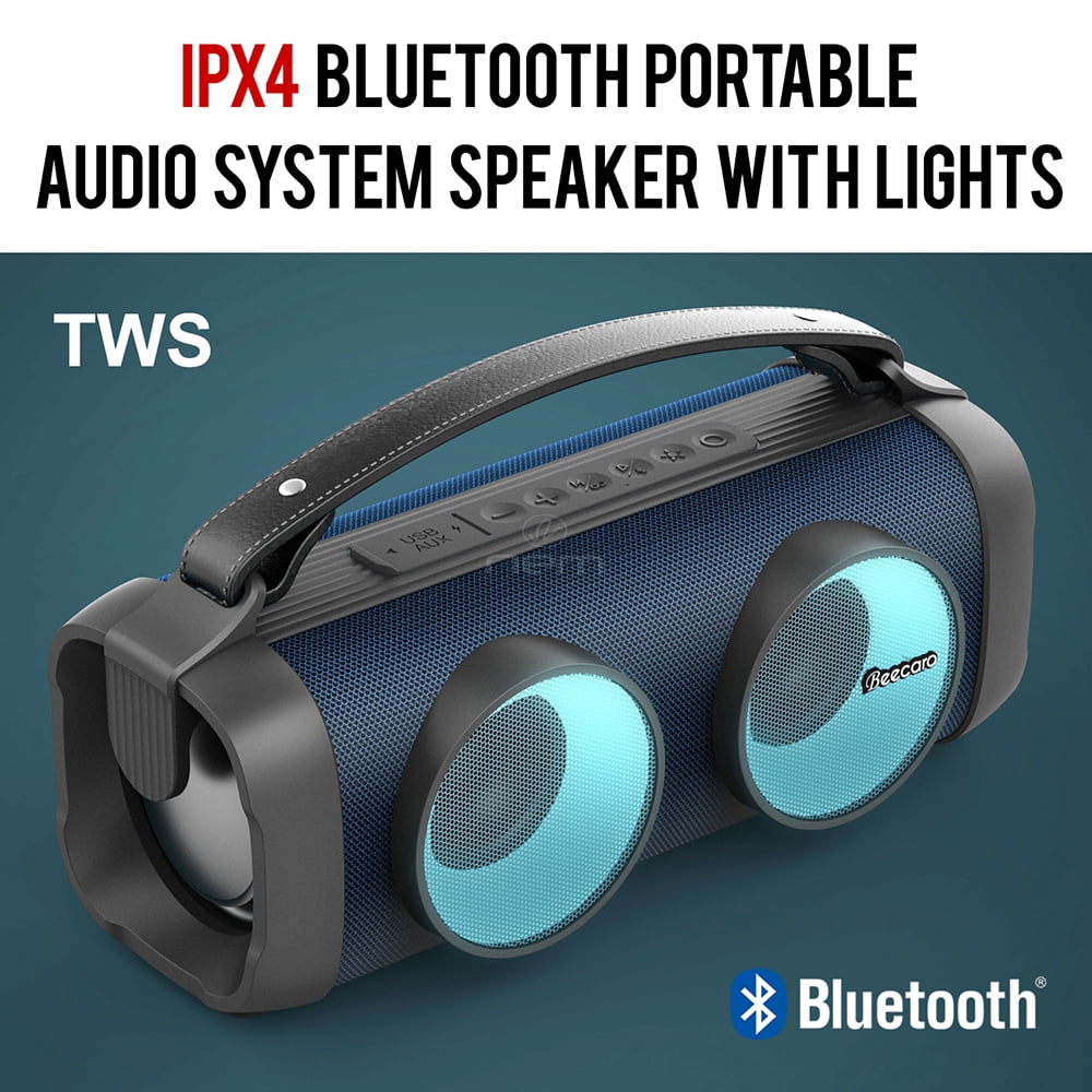 For Universal Outdoor Waterproof 2.5" Woofer Portable Boombox Wireless ...