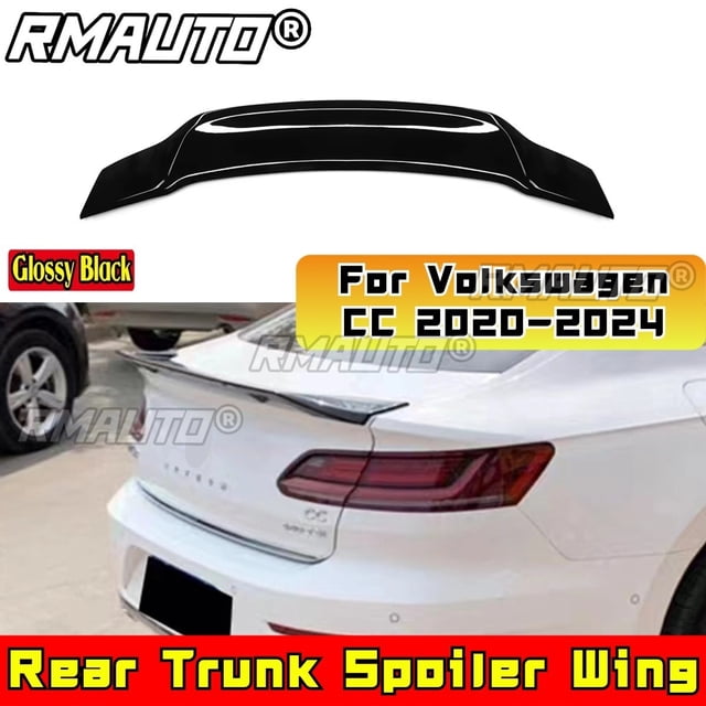 For Volkswagen CC Car Rear Spoiler 2020-2024 Rear Trunk Spoiler Wing ...