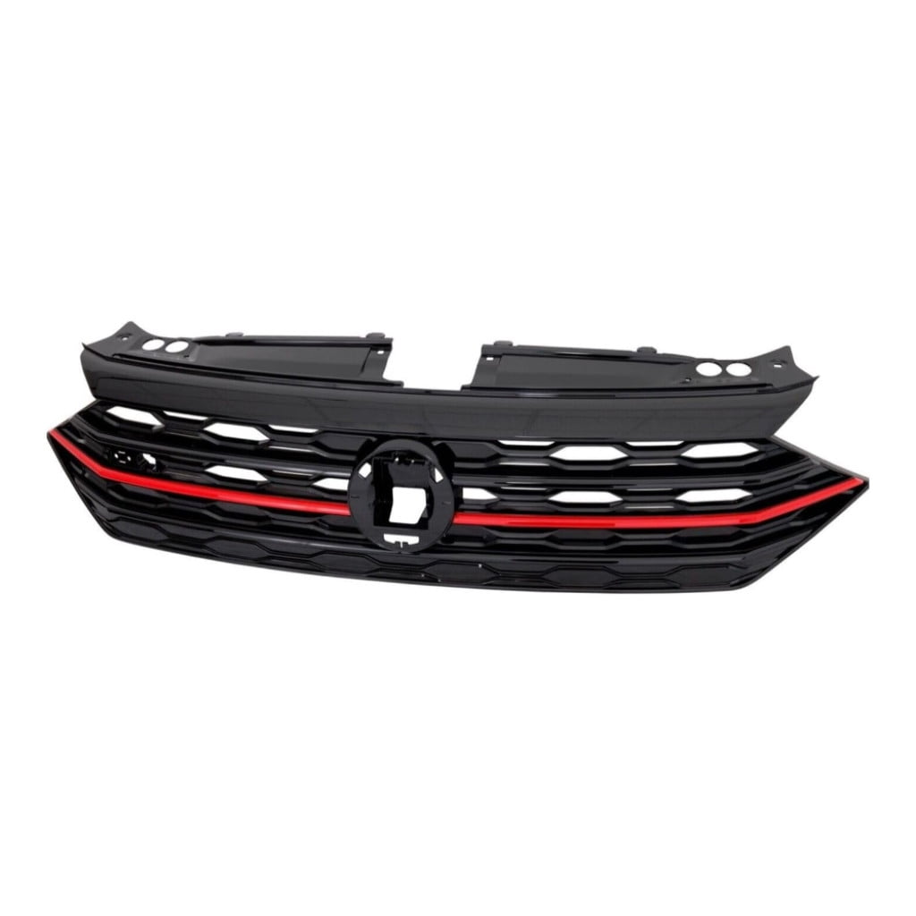 For Volkswagen Jetta 2019 2020 2021 Grille Assembly | Plastic | Black ...