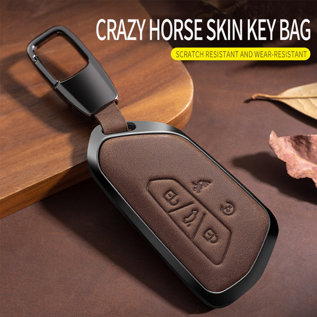 For Volkswagen Key Fob Cover Leather Car ID.4 ID.3 MK8 Golf GTI Seat ...