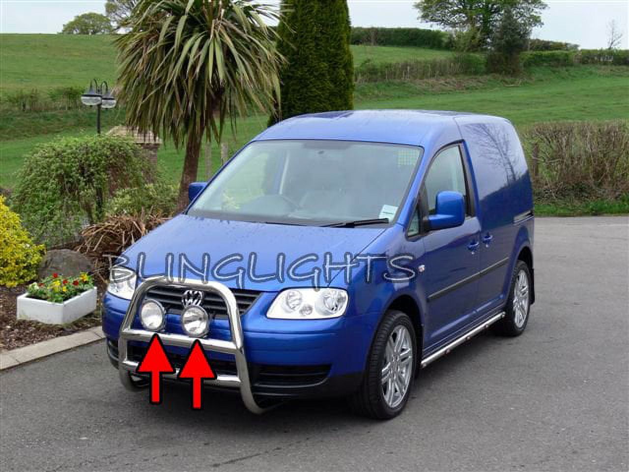 For Volkswagen VW Caddy Auxiliary Lamp Brush Bar Driving Lights Off ...