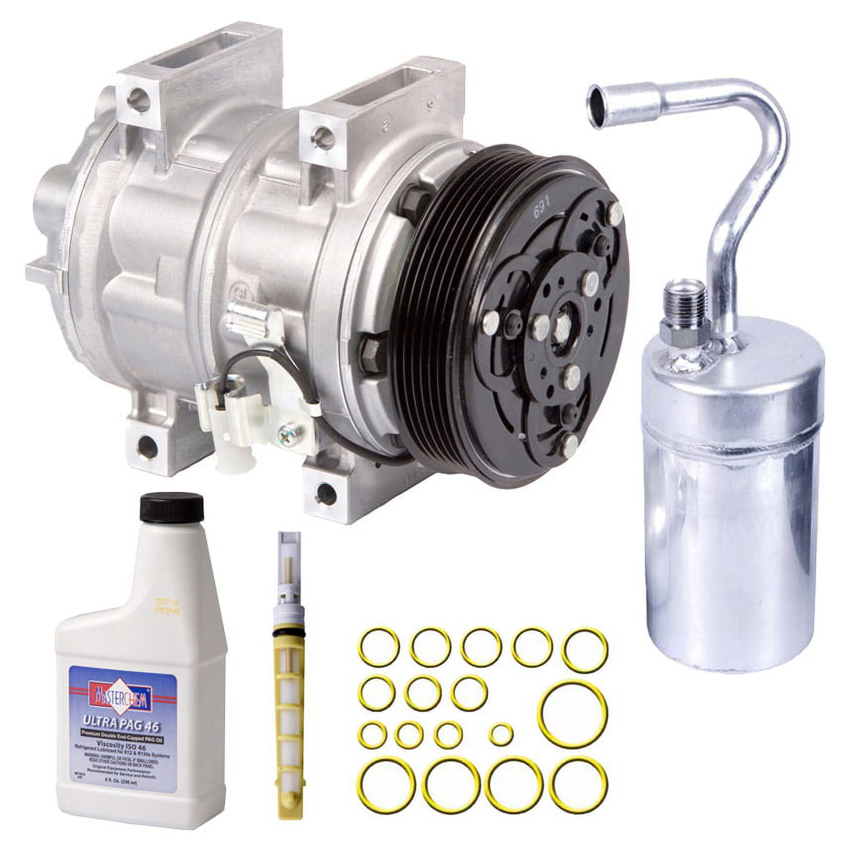 For Volvo C70 S70 V70 OEM AC Compressor w/ A/C Repair Kit ...