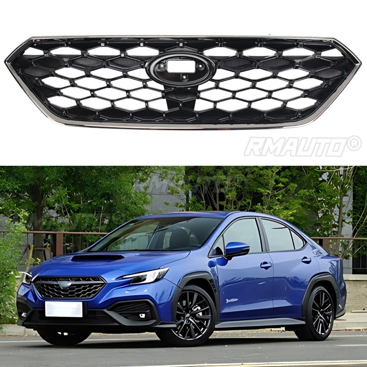For WRX 2022-2024 Body Kit Front Grill Front Bumper Grill Racing Grills ...