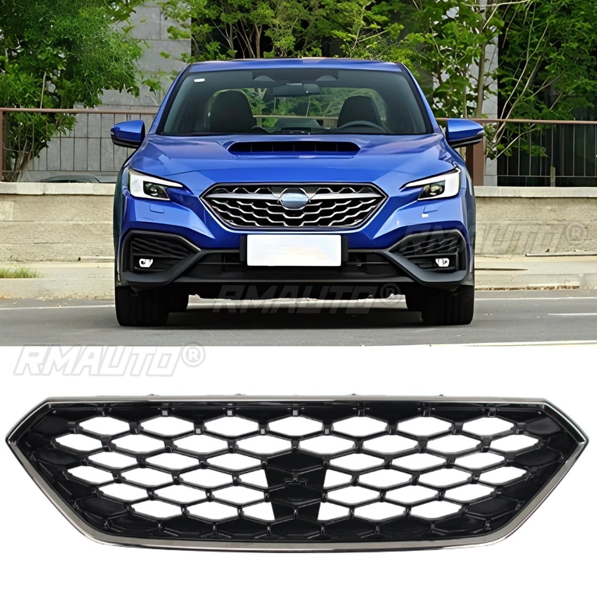 For WRX 2022-2024 Body Kit Front Grill Front Bumper Grill Racing Grills ...