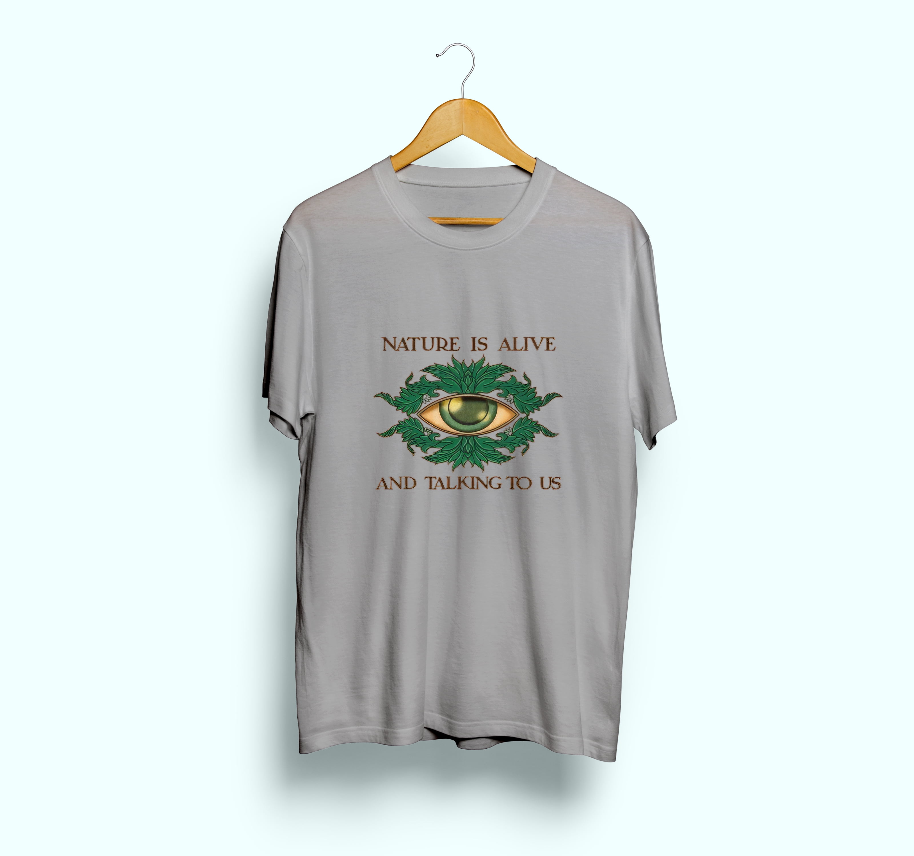 For Women & Men’s nature is alive and talking to us Graphic Print Short ...