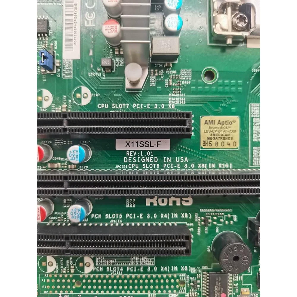 For X11SSL-F Server Motherboard For Micro-ATX E3-1200 v6/v5 C232 USB 3.0 LGA1151 - Walmart.com