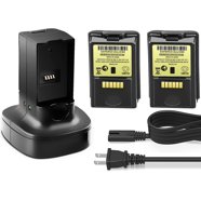 NATNO 2 Pack 3600mAh Ni-MH Rechargeable Batteries for Xbox 360 Wireless ...