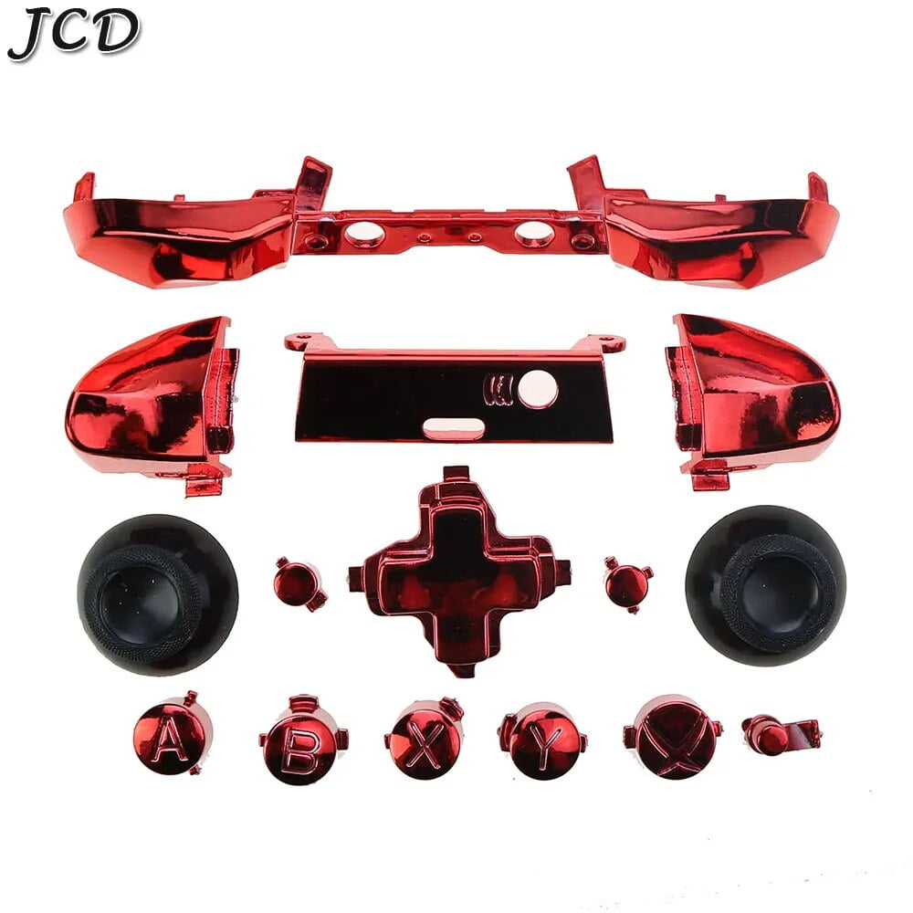 For Xbox One S Plating Replacement Repair Chrome ABXY Dpad Triggers ...