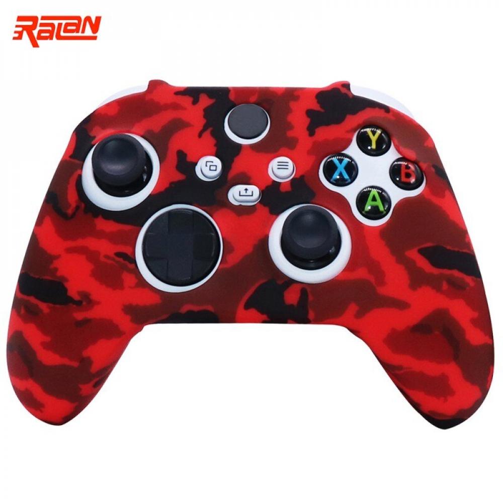 For Xbox Series S/X Handle Protective Cover Camouflage Silicone Cover ...