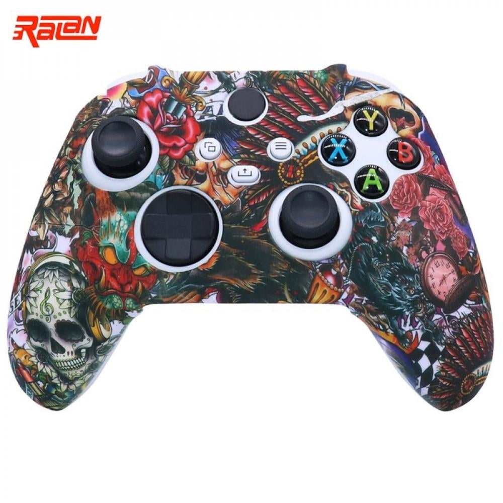 For Xbox Series S/X Handle Protective Cover Camouflage Silicone Cover ...