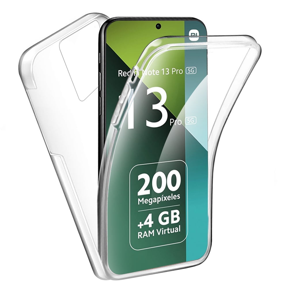 For Xiaomi Redmi Note 13 Pro 5G Case 360° Transparent Double Side ...