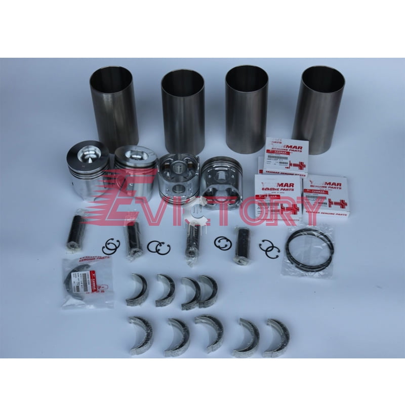 Evictory for YANMAR 4TNE98 4D98E Engine Rebuild Kits with Piston, Ring ...
