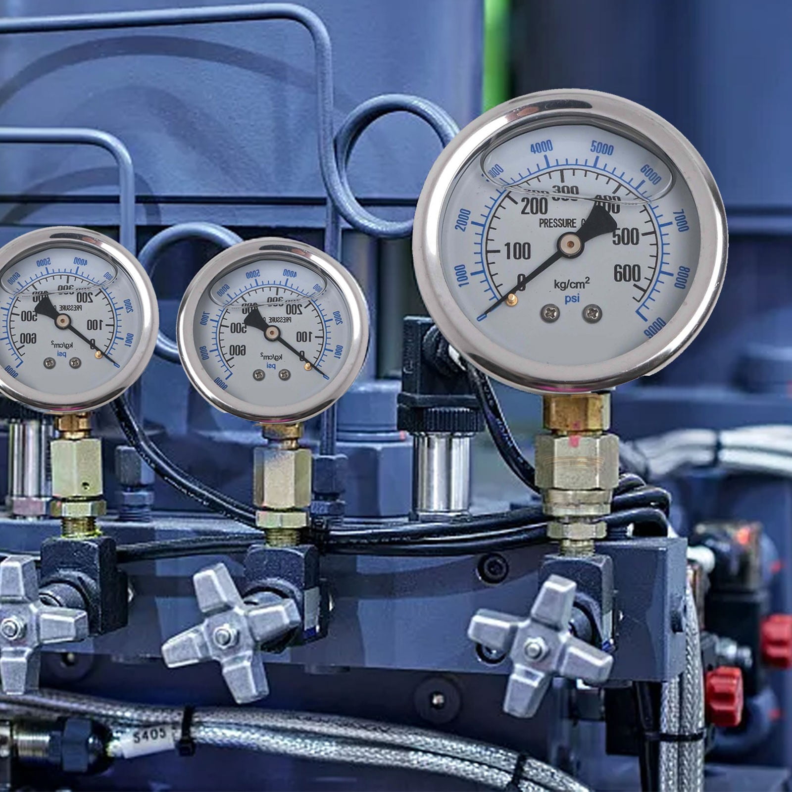 For Yn-60 Earthquake-Resistant Pressure Gauge Oil Pressure Gauge ...