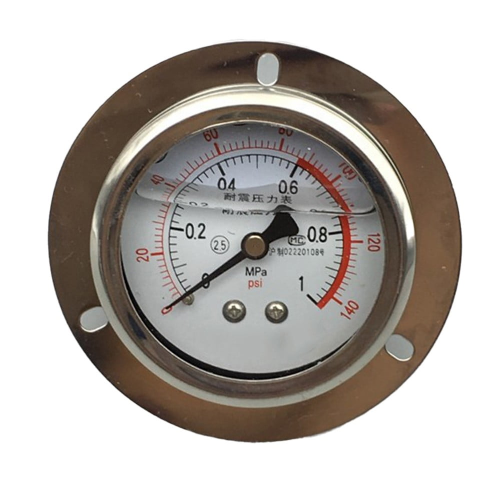 For Yn-60Zt Axial Edge Seismic Pressure Gauge Seismic Pressure Hydraulic Gauge 0-1.6Mpa ...