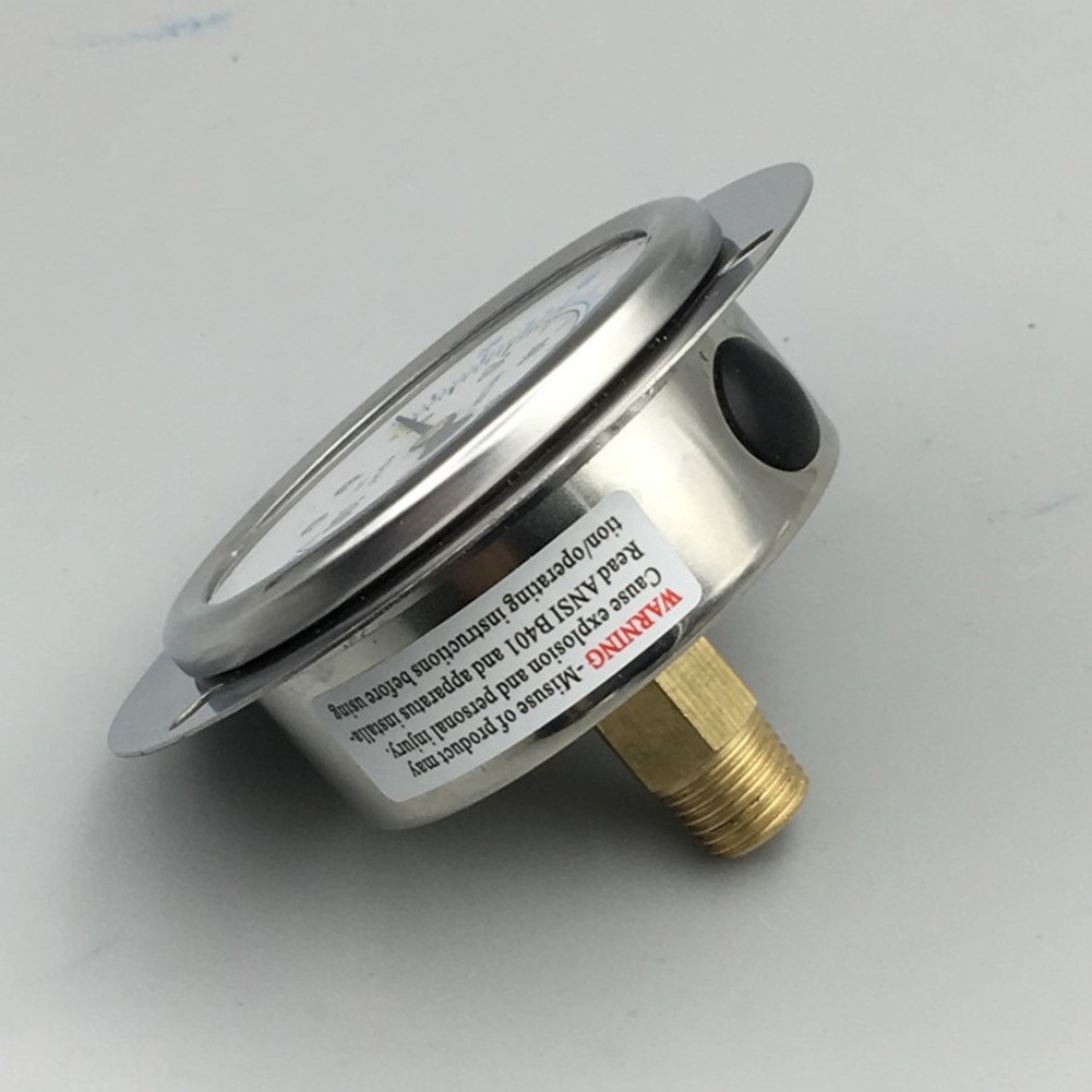 For Yn60Zt Hydraulic Pressure Gauge With Flanged Connection For Easy Install 0-10Kg Fangkenuo ...