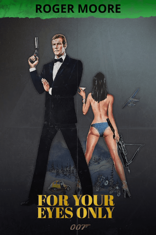 For Your Eyes Only (1981) 24x36 Movie Poster, Roger Moore, Classic Bond Adventur - Walmart.com