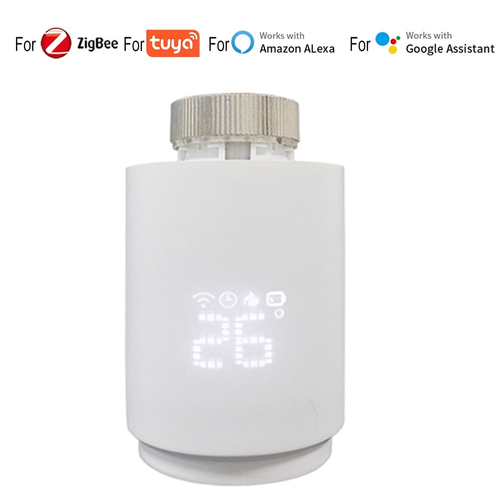 For ZigBee Smart Thermostat TRV Radiator Valve Programmable Radiator ...