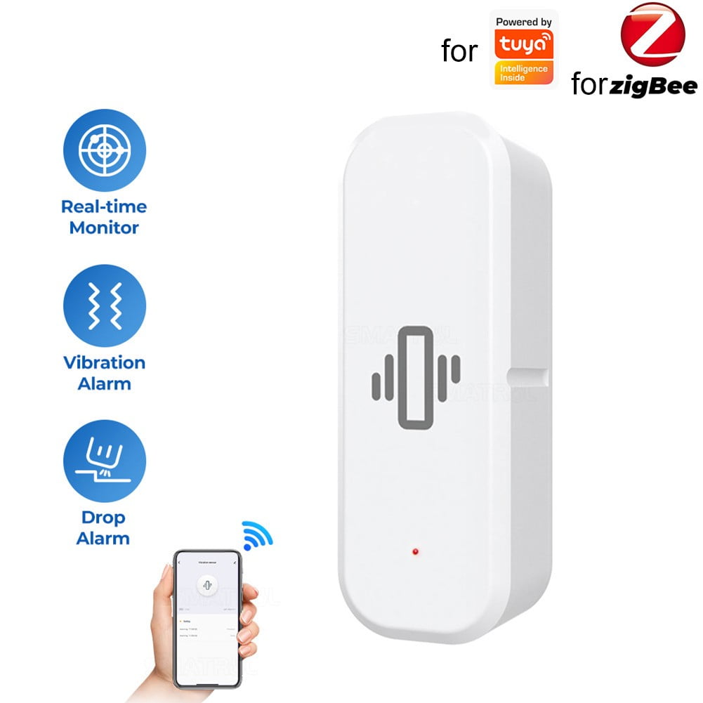 For ZigBee smart vibration sensor for Tuya APP motion vibration sensor - Walmart.com