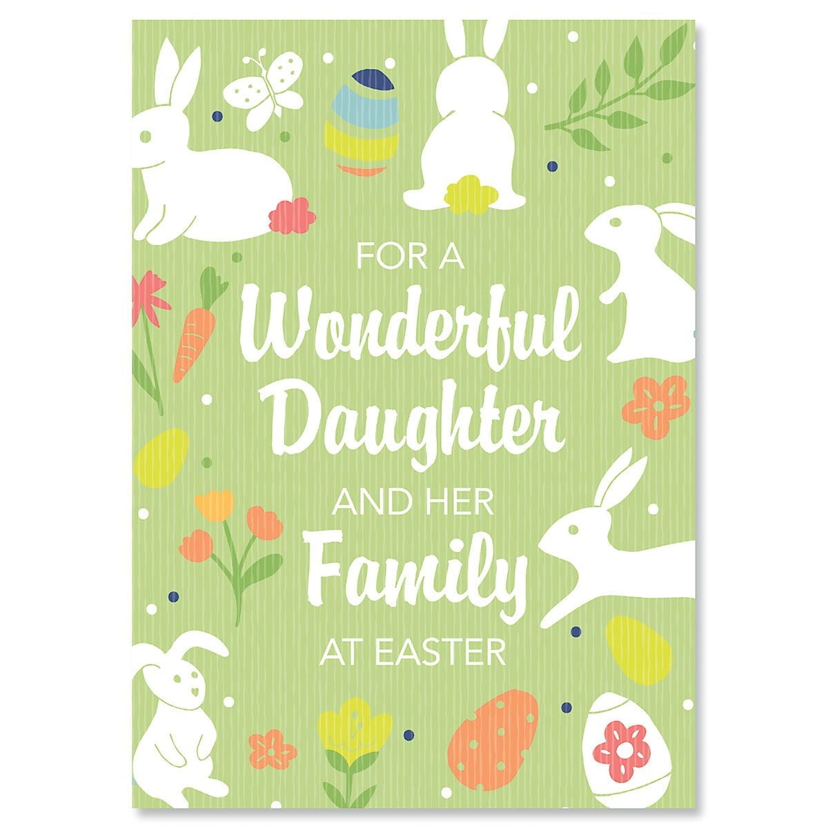 For a Wonderful Daughter Religious Easter Greeting Card - Single Card ...