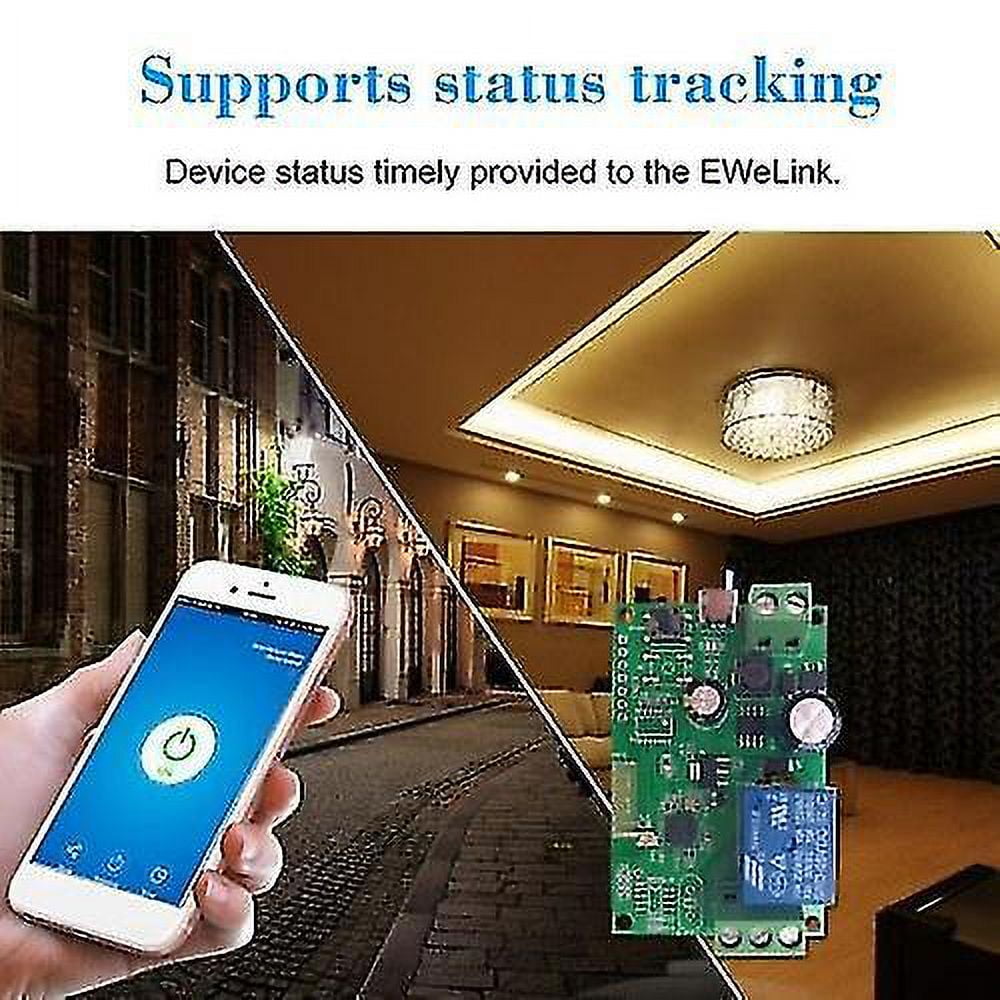For eWeLink DC5V 12V 24V 32V Wifi Switch Wireless Relay Module WS42329 ...
