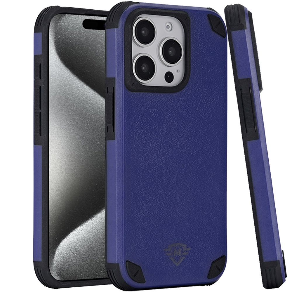 For iP15 Pro Max Magnetic Heavy Duty Hybrid Case with Rotational Stand ...