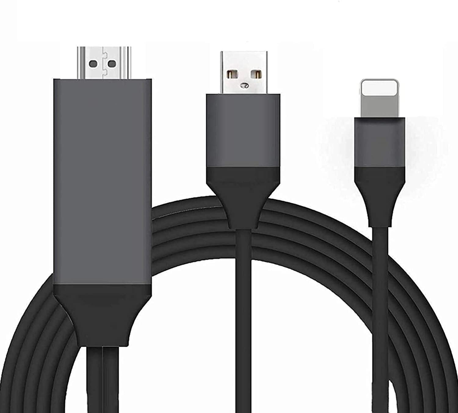 For iPad 10.2" (7th/8th/9th Gen) - USB to 4K HDMI Digital AV Cable HDTV ...