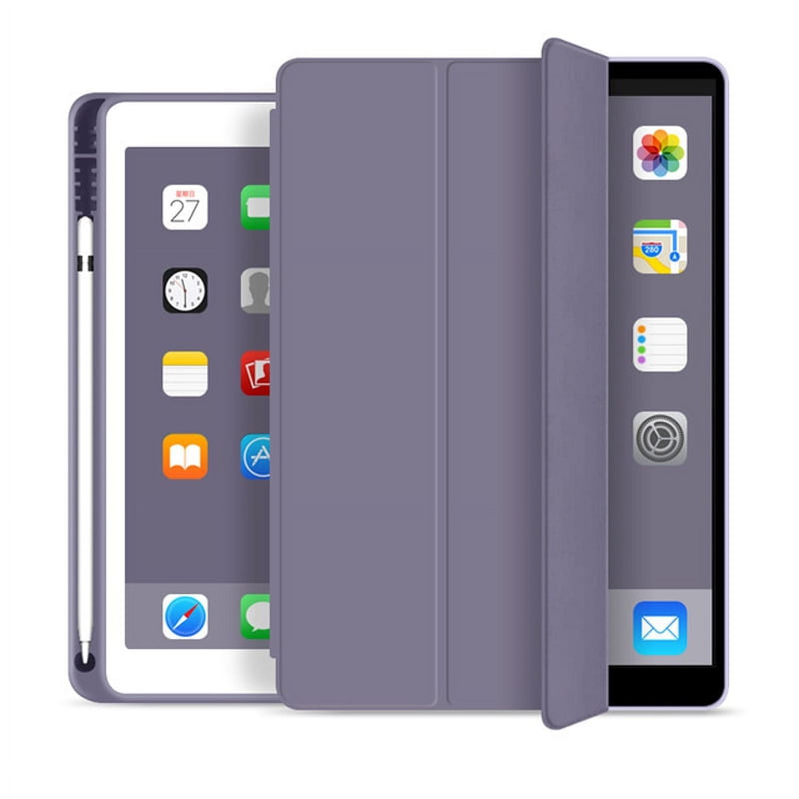 For iPad 10th gen 10.9 9th 8th 7th 10.2 6th 5th 9.7 with Pencil Holder ...